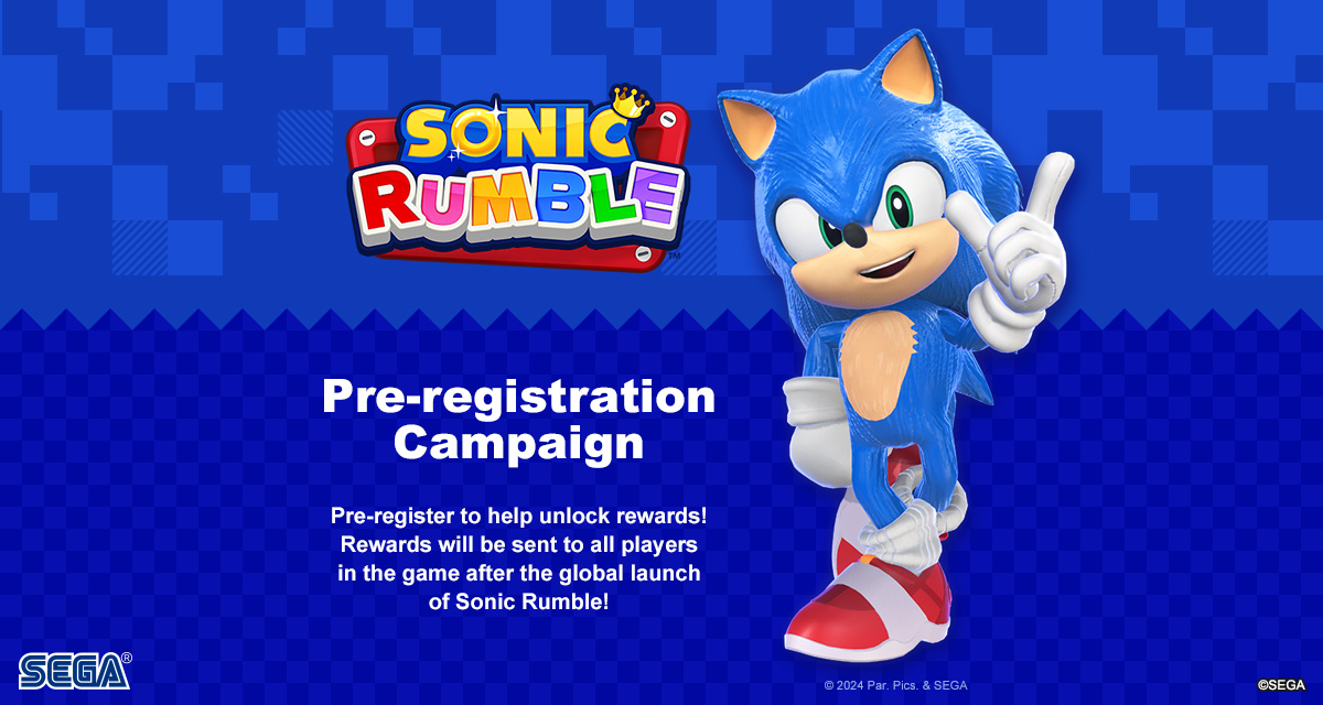Sonic Rumble Pre-registration is starting! Get great gifts like a Movie ...